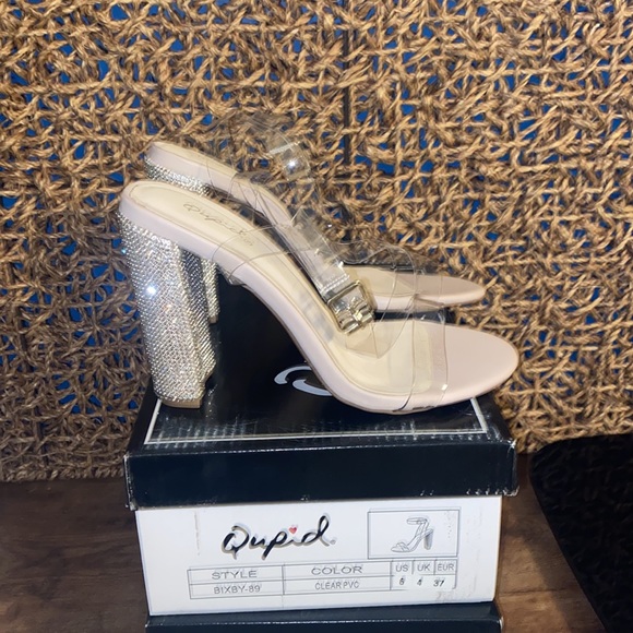 Qupid | Shoes | New Bixby89 Clear Pvc Qupid Shoes Womens Heels Nib ...